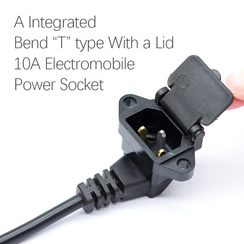 Iec Ac Power C14 Socket With Waterproof Cover New Energy Electric ...