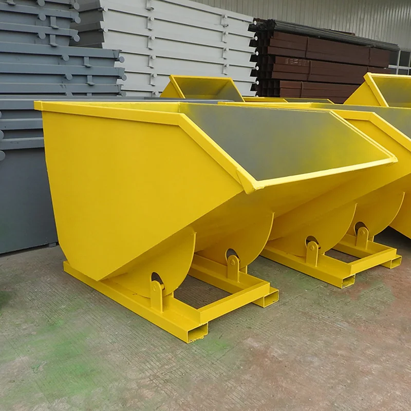 Mini Scrap Metal Tipper Skip Bin Mobile Forklift Tipping Bin - Buy ...