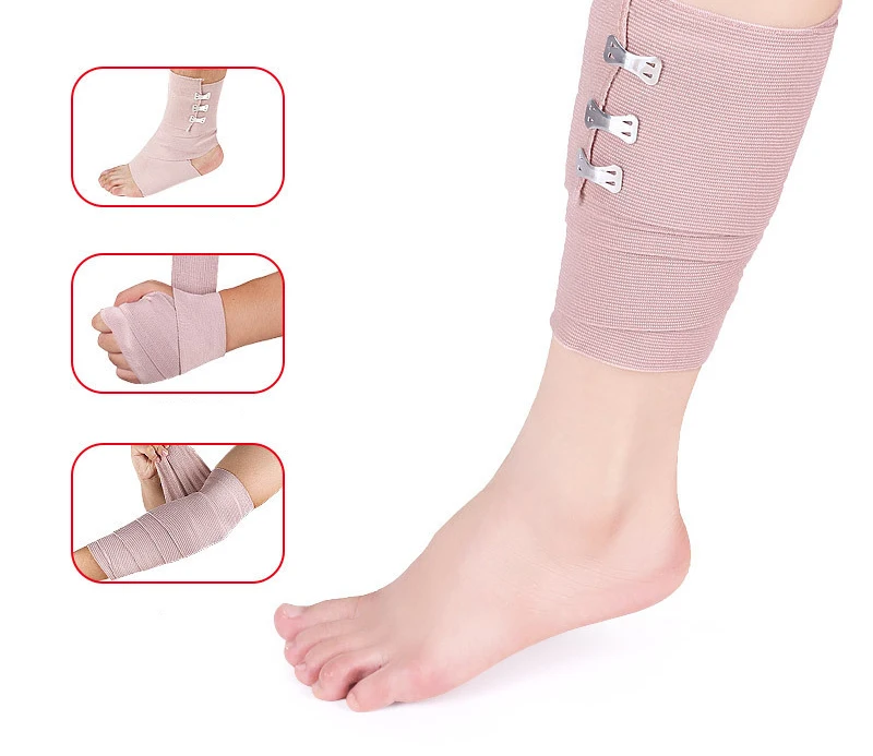 Elastic Fixing Bandage Cotton High Elastic Bandage Wrap Medic Elastic ...