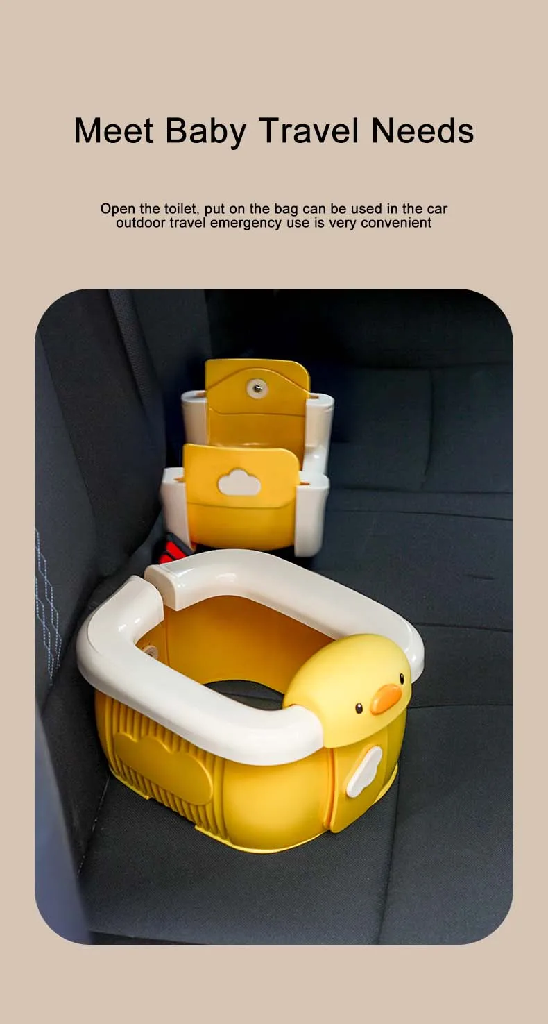 Cute Design Cartoon Duck Children Potty Baby Potty For Boys And Girls ...