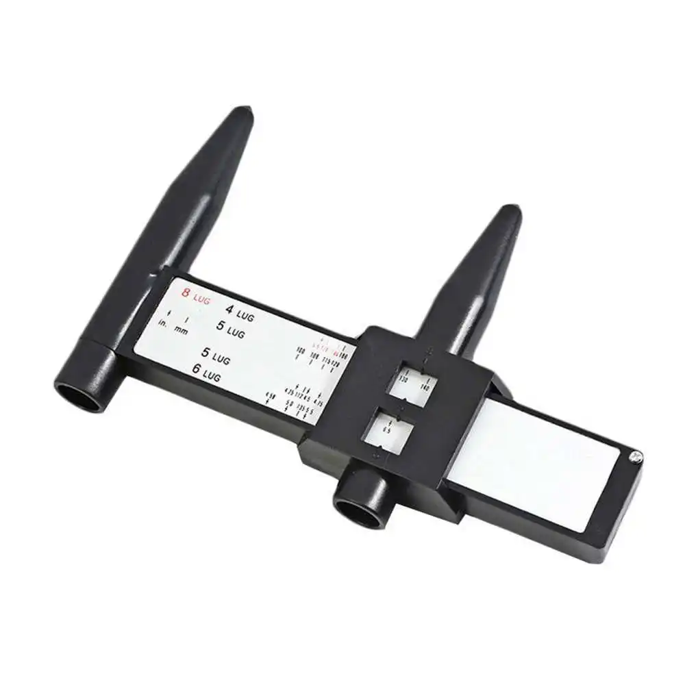 Wheel Rim Bolt Pattern Sliding PCD Measuring Tool Gauge Ruler 4 5 6 8 ...