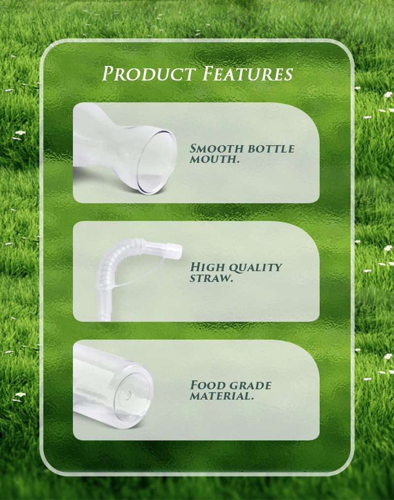 Plastic Colorful And Clear Alien Party Juice Bottle 450ml Disposable ...