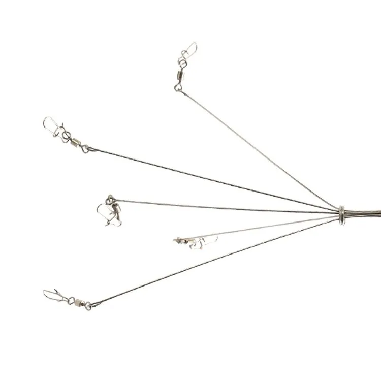 Lifelike 3d Eyes Metal Bait Five Arms Umbrella Alabama Rig Jig Head ...