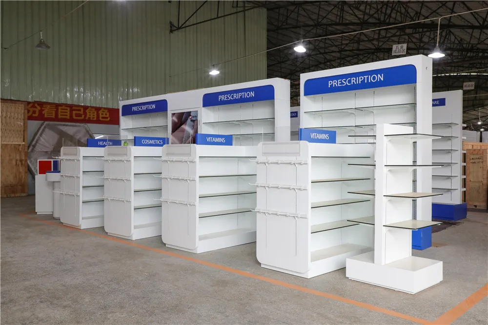 Custom Pharmacy Display Rack Counter Showcase Furniture - Wholesale ...