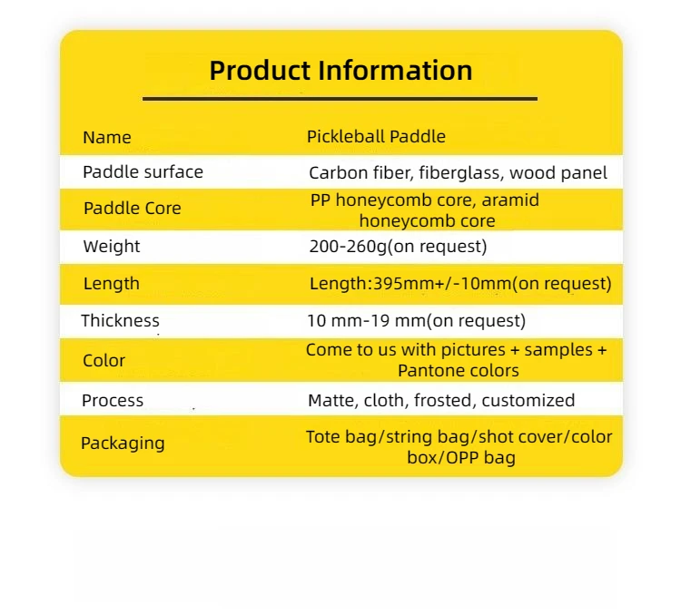 Wholesale Pickleball Paddle Usapa Approved Carbon Fiber Pickleball ...