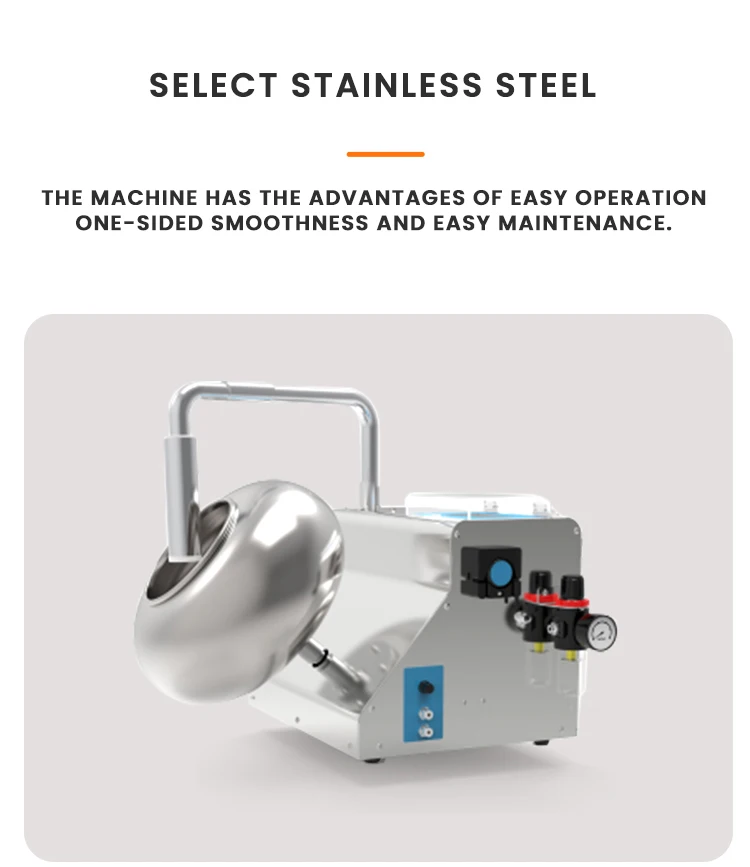 Small Tablet Coating Machine Sugar Coating Machine Automatic Spray Gun ...
