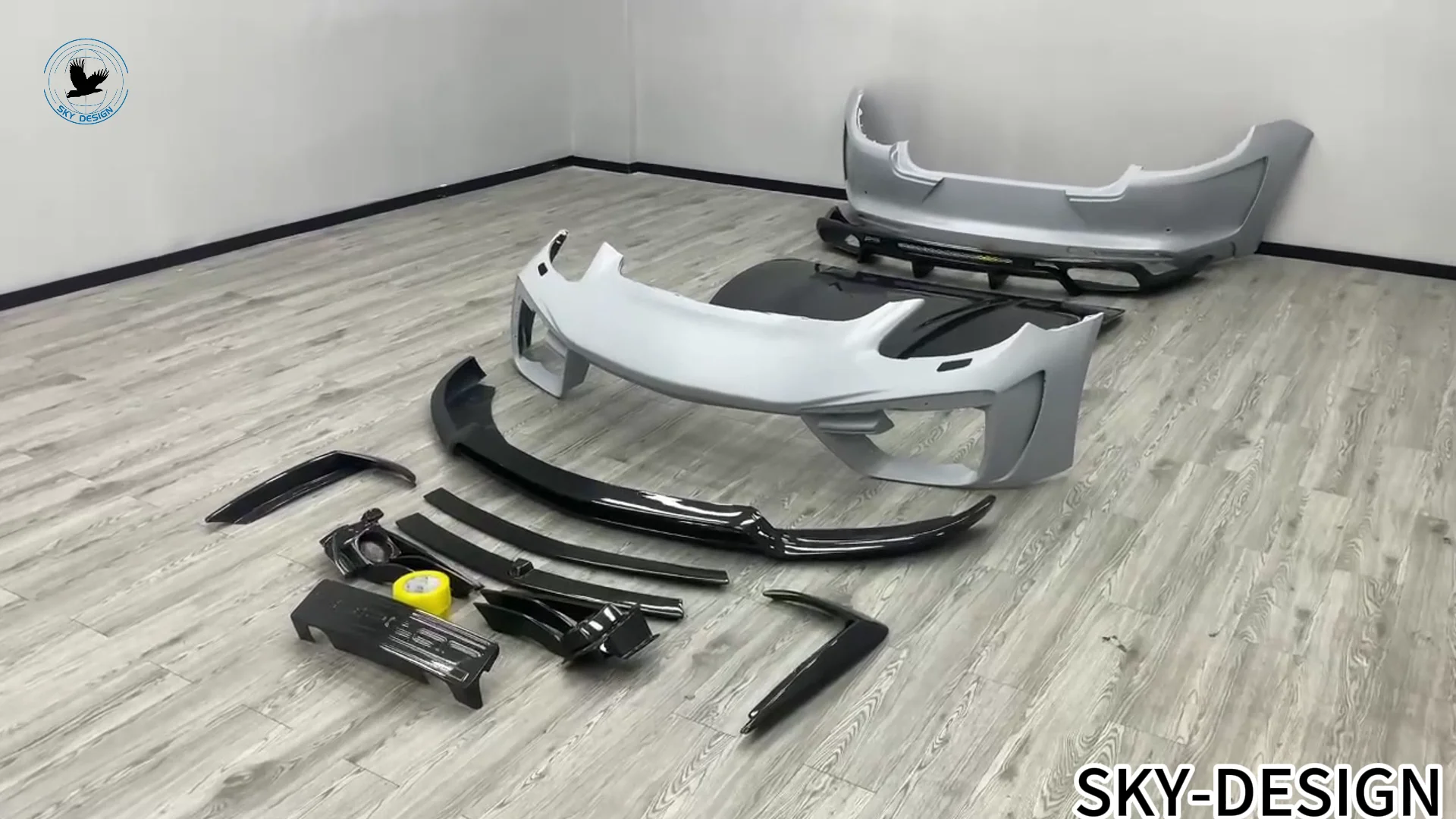 For 2017-2024 Porsche Panamera 4s 971 Carbon Fiber Front Lip Rear ...