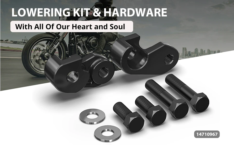 NiceCNC Alu 1" Rear Shock Lift Riser for Harley Electra Glide FLHT ...