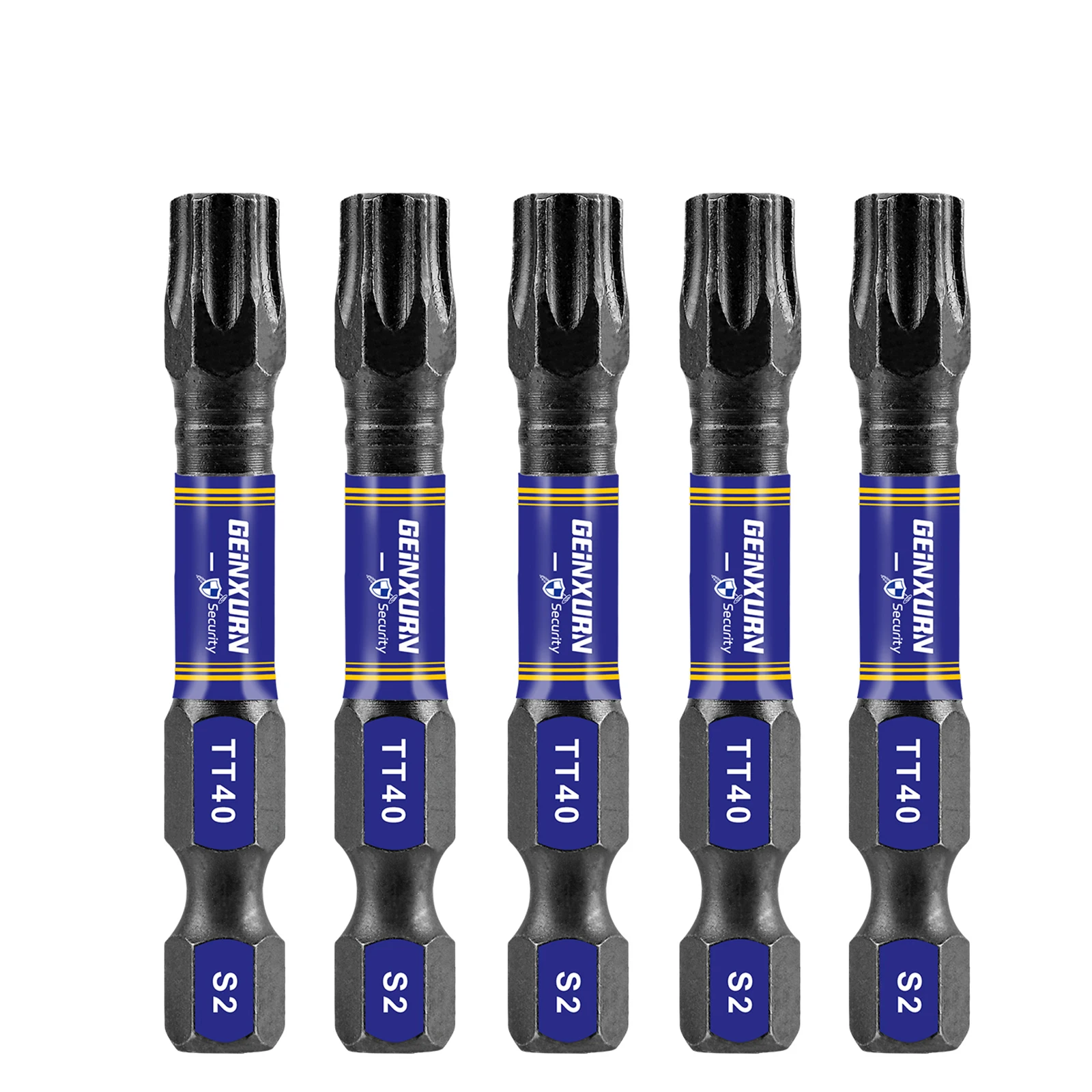 Premium Torx Security Tt40 2inch 50mm Impact Screwdriver Bit Set High ...