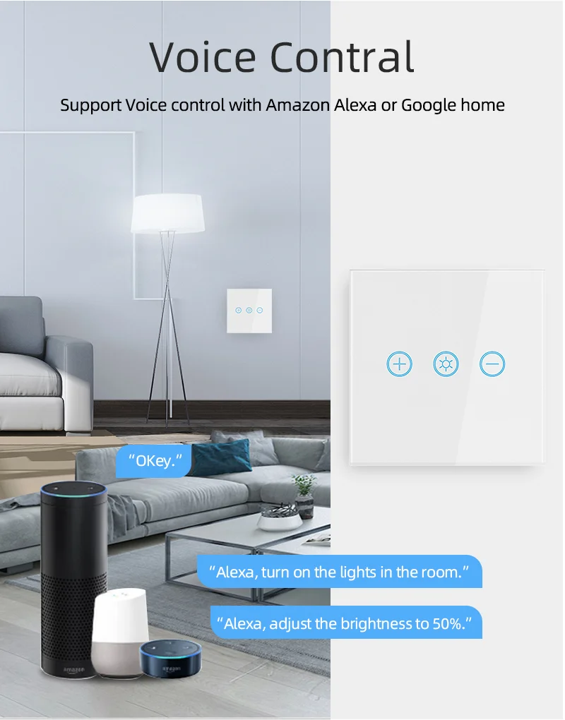 Smart Wifi Switch by ANDELI - Control Your Lights Easily