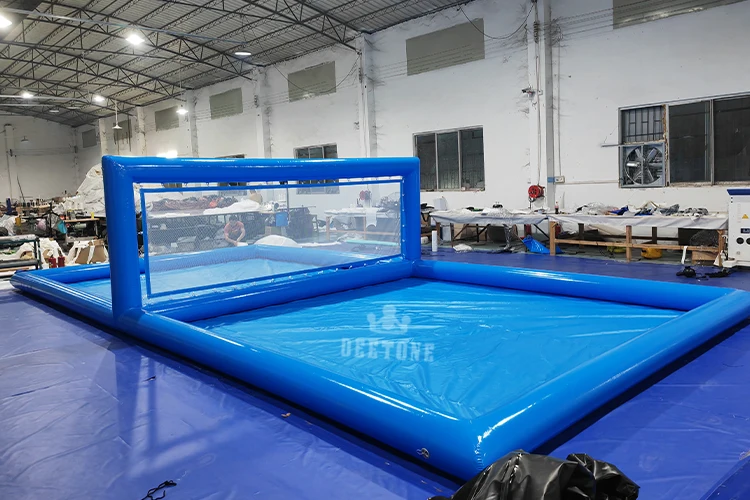 Portable Airtight Inflatable Volleyball Field Floating Volleyball Court ...