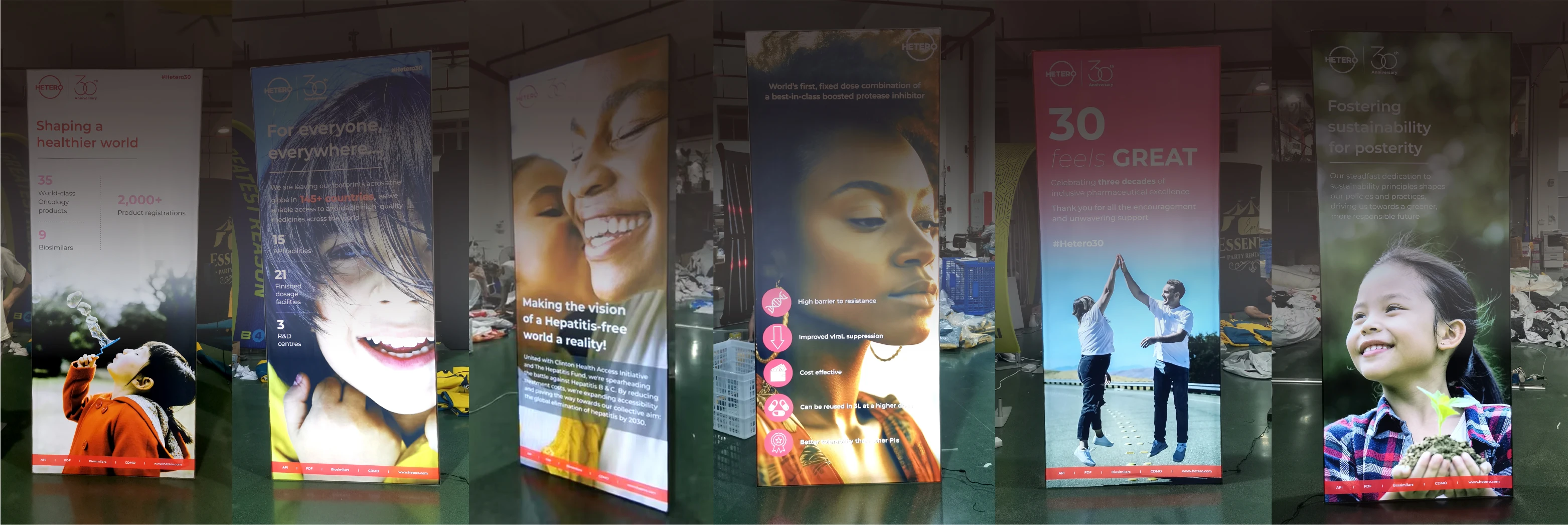 Frameless Exhibition Trade Show Displays - Illuminated Lightbox