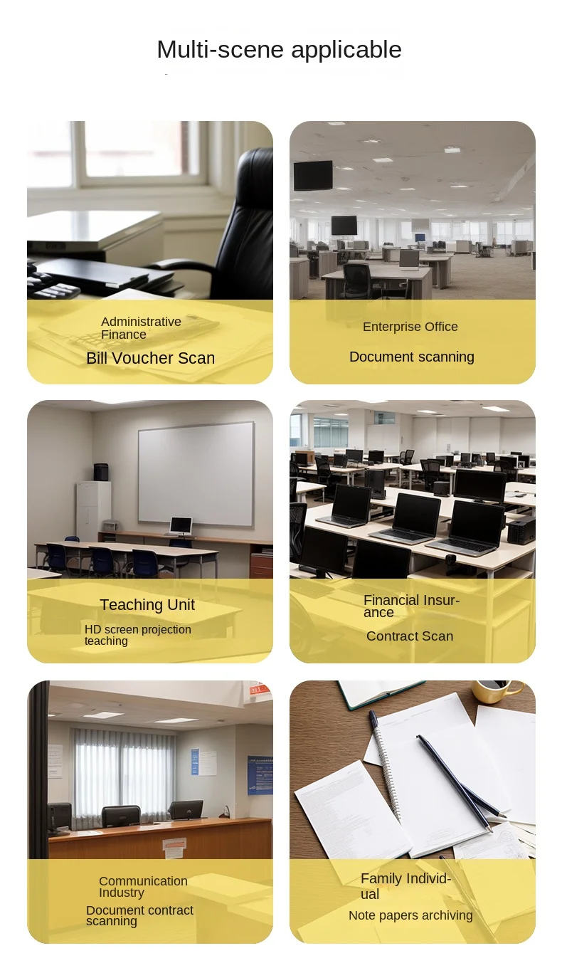 High Resolution OCR Recognition A4 Document HD Camera Hand Portable ...
