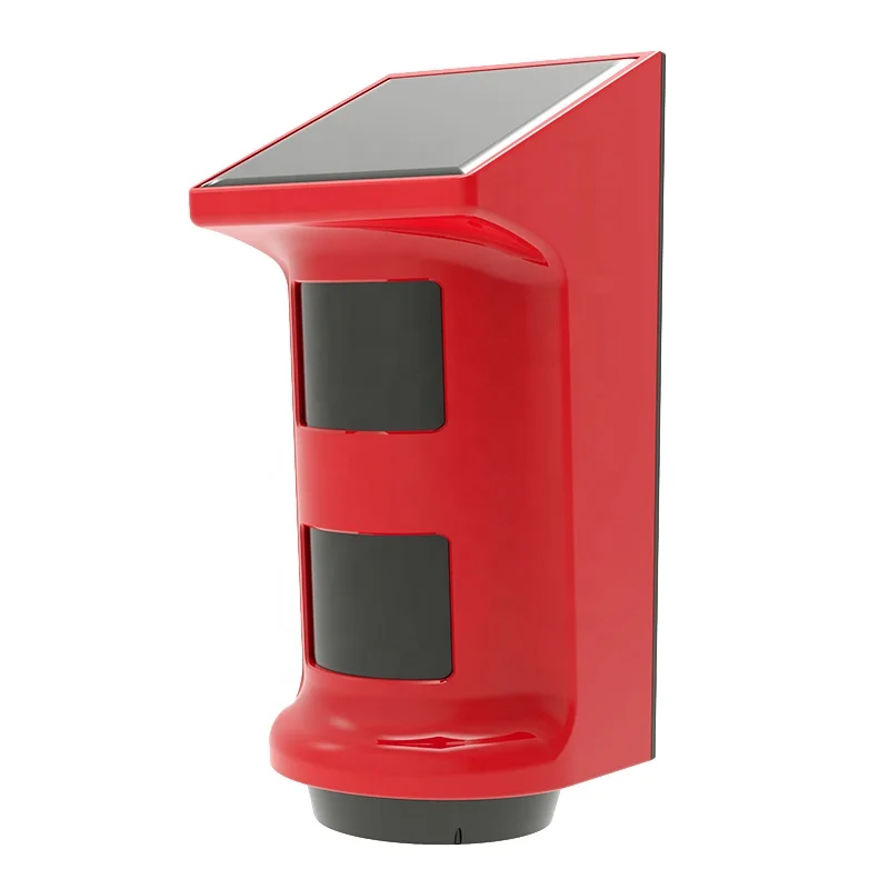 2024 NEW Design solar siren PIR with RF Remote outdoor home alarm ...