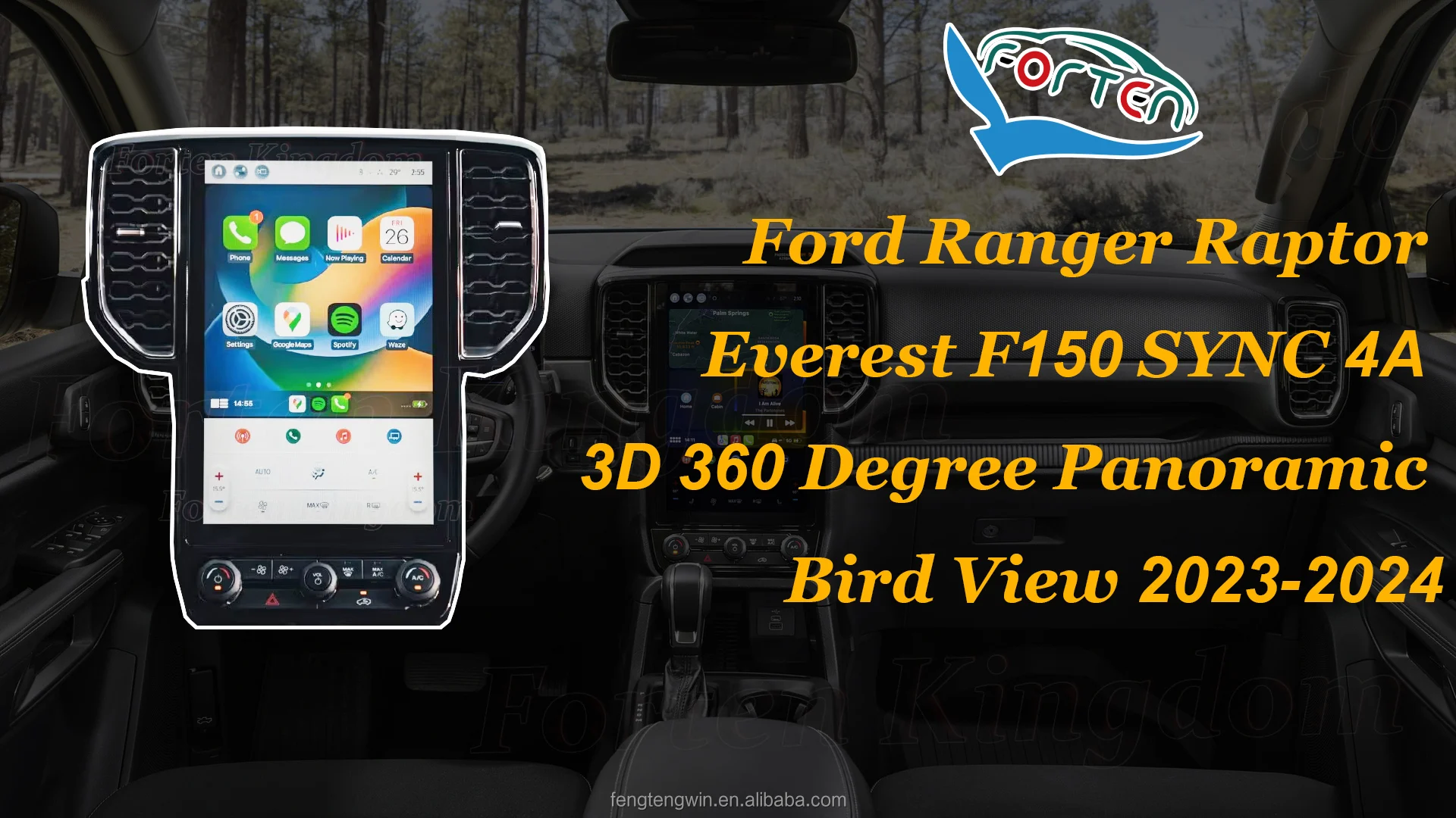 Car Camera System for Ford Ranger Raptor - 360 Degree View
