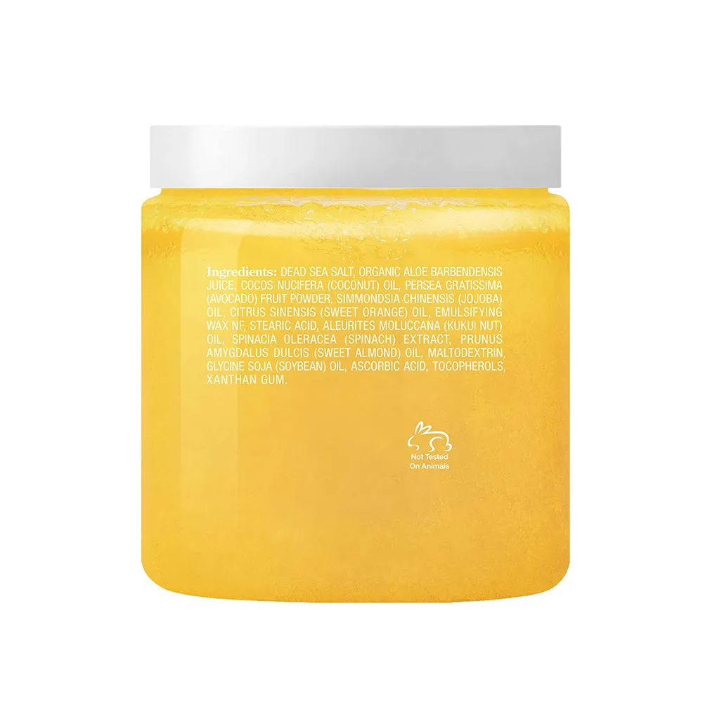 Hot Selling Oem/odm Salt Orange Body Scrub Natural Exfoliate Skin Scrub ...