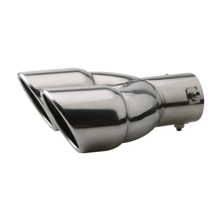 Modified Double Pipe Exhaust Pipe Car Decorative Tail Throat Muffler ...