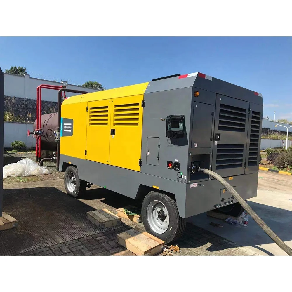 Atlas Copco V1200 Portable Air Compressor - Heavy Duty & Efficient