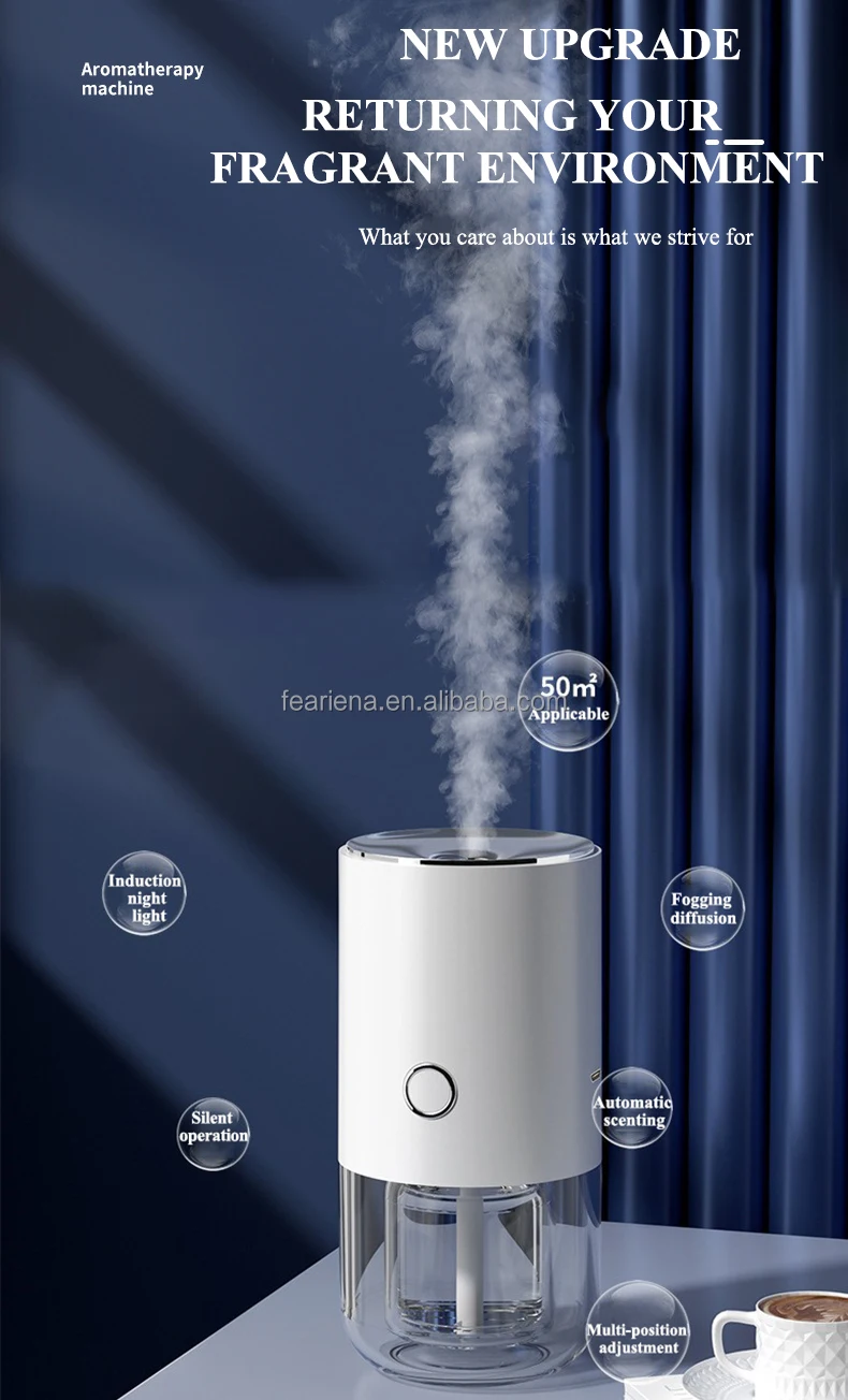 High Quality Motion Sensor Aroma Oil Diffuser Commercial Plastic Custom ...