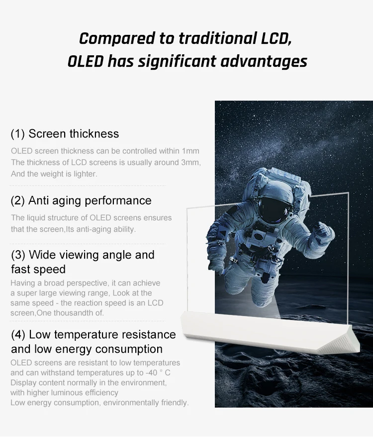 Vtex 55 Inch Commercial Smart OLED Advertising TV Android HD-MI Version ...