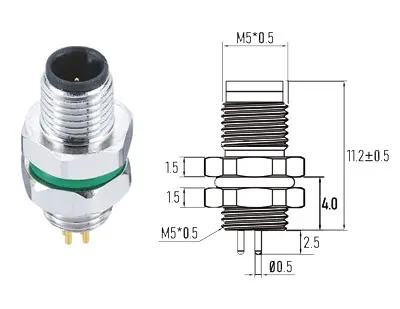 Ip67 Waterproof Aviation Automation Sensor Connector M5 M8 M16 M23 7/8 ...