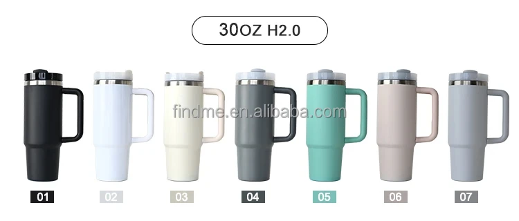 40oz Adventure High Handle Stan Cup 40oz With Handle Reusable Vacuum ...