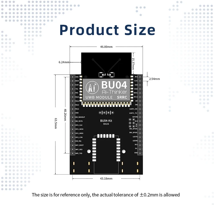 Ai-thinker UWB BU04 Kit - High Precision Indoor Positioning