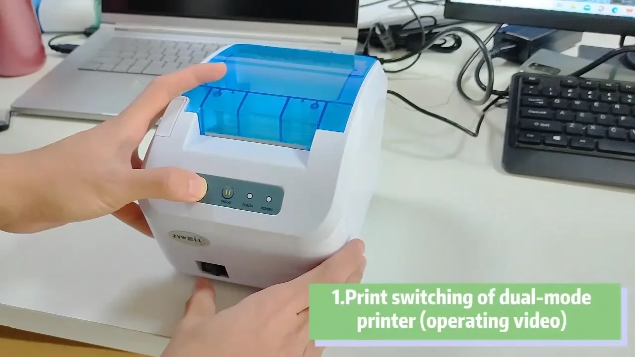 Zywell 3inch At Home Sticker Printer Zy609 3 Color Cover Black And ...