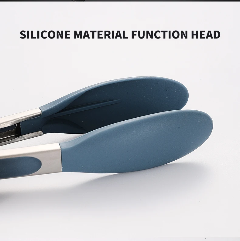 10"&12" Inch Stainless Steel Kitchen Tong Non Slip Grip Tong Set Bbq ...