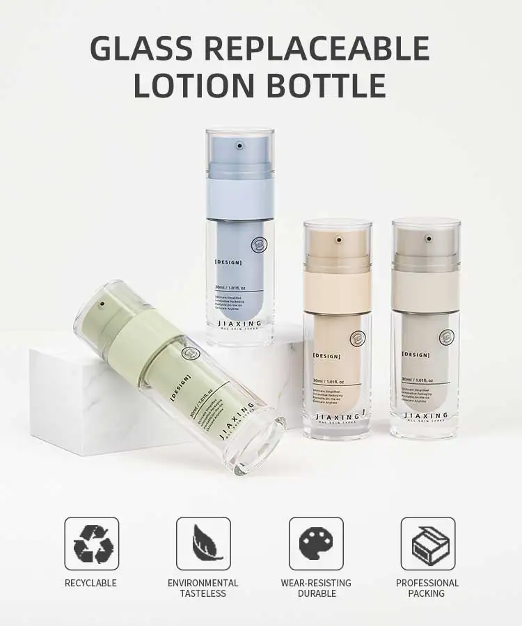 Eco-friendly 30ml Cosmetic Bottle - Ideal for Skincare