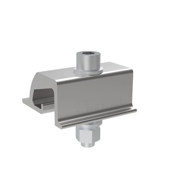 Aluminium Solar Mounting Structure Clamps - Durable & Efficient
