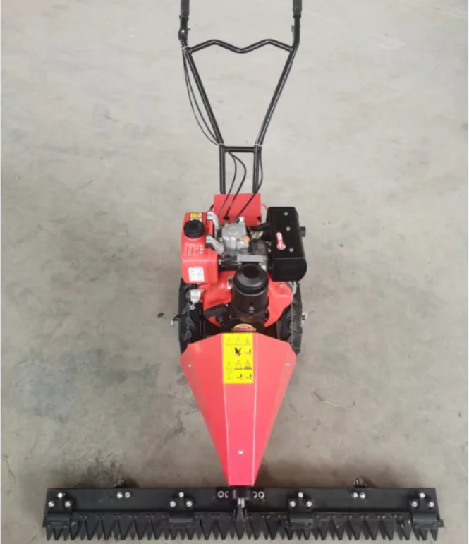 China XinKai Walk Behind Scythe Mower Grass Cutter with 5.2HP Diesel ...