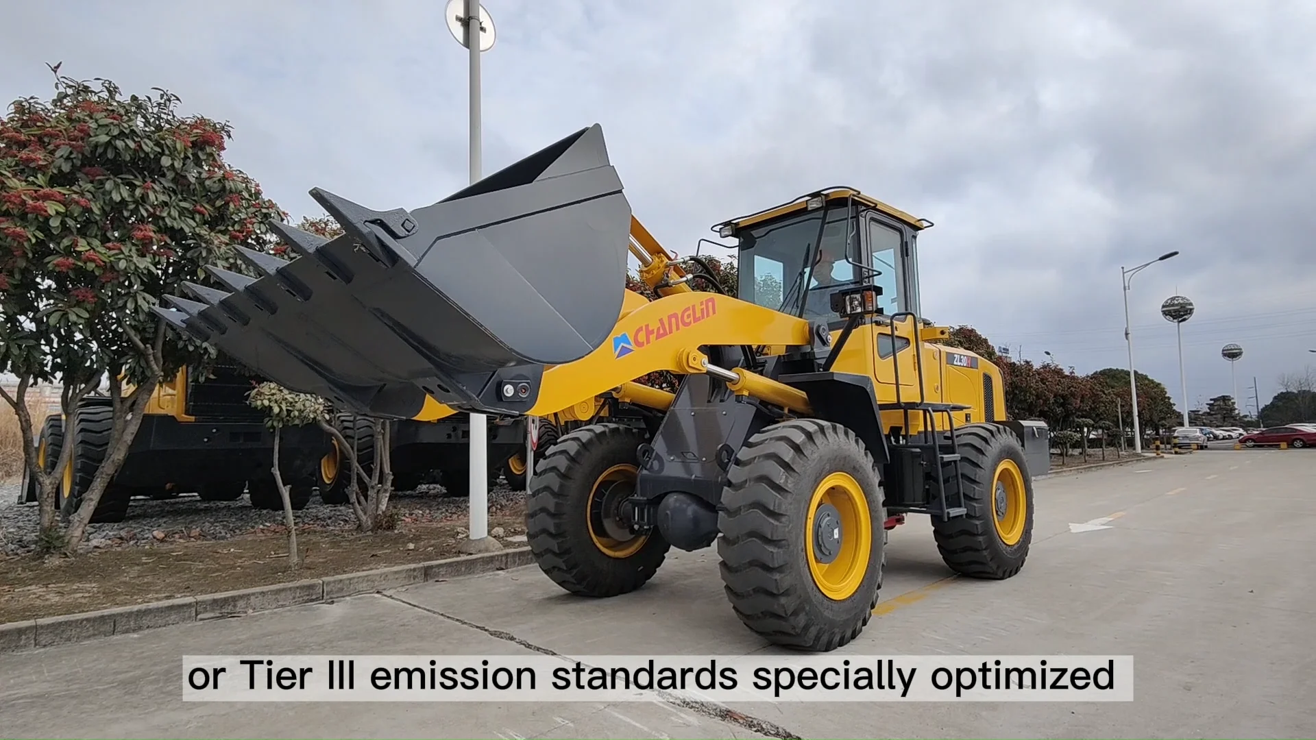 Changlin Sinomach New Brand 3 Ton Zl30h Wheel Loader Zl30 3000kg Wheel ...