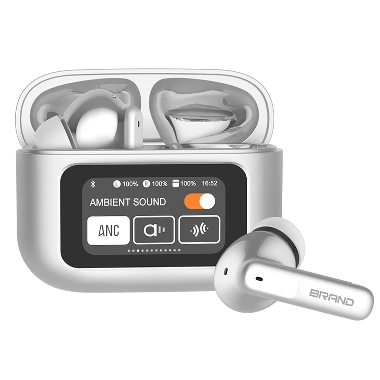 Anc Enc Touch Screen Tws Earbuds Bluetooth Wireless Ear Buds Ear Phone ...