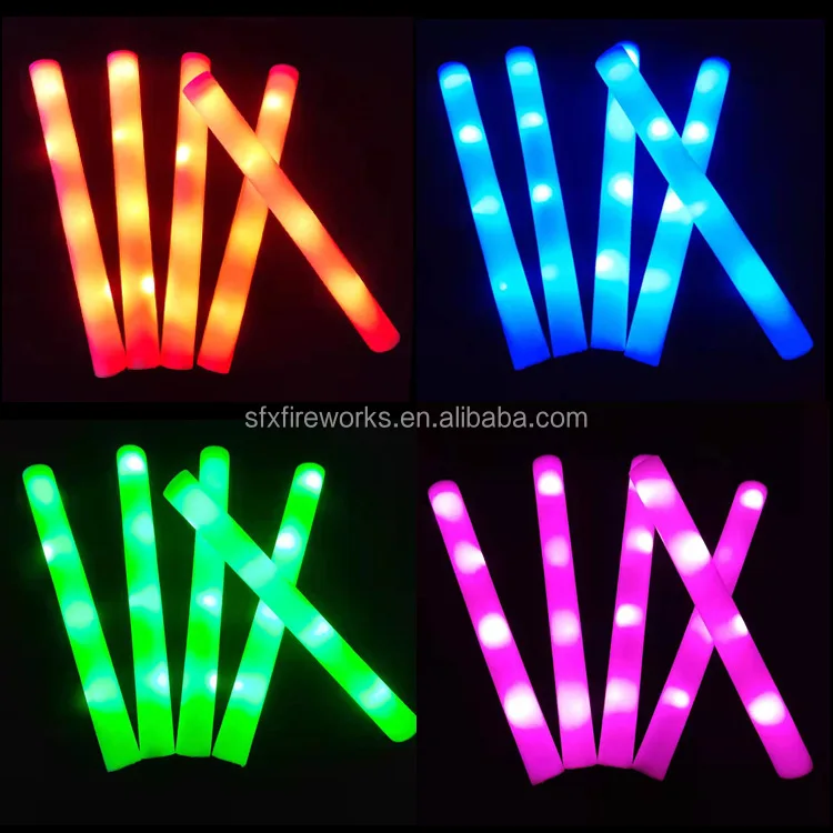 LED Foam Glow Sticks - Perfect for Parties and Events