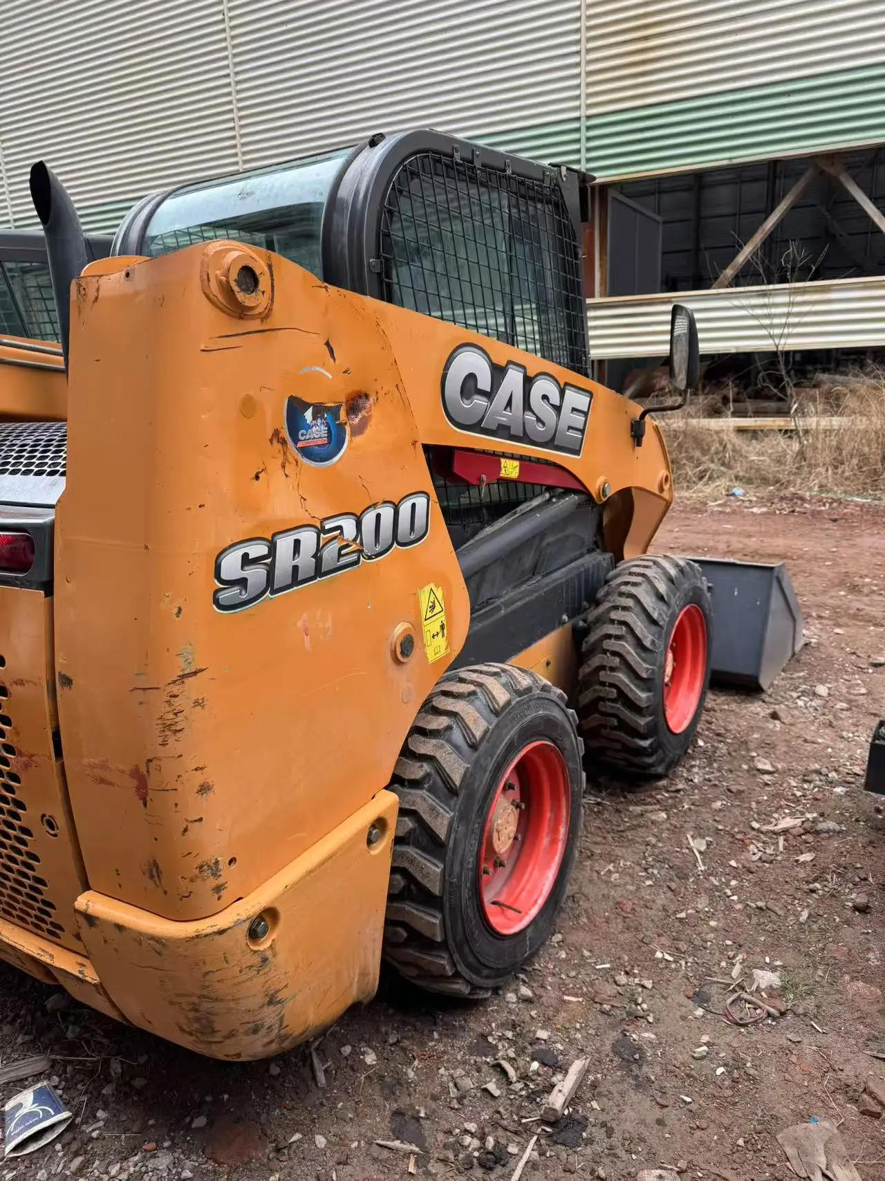 Used Case SR200 wheel loader 800 hours original engine with bucket ...