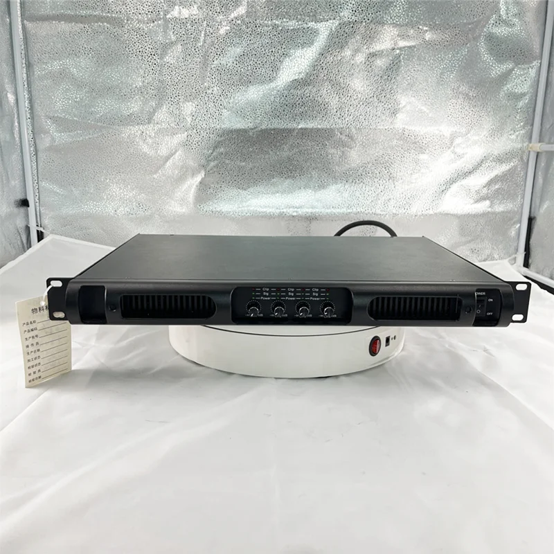 Lihui Pro 1000watt *4 8ohm 4 Channel Music Amplifier Class D Stereo Sound 1u Digital ...