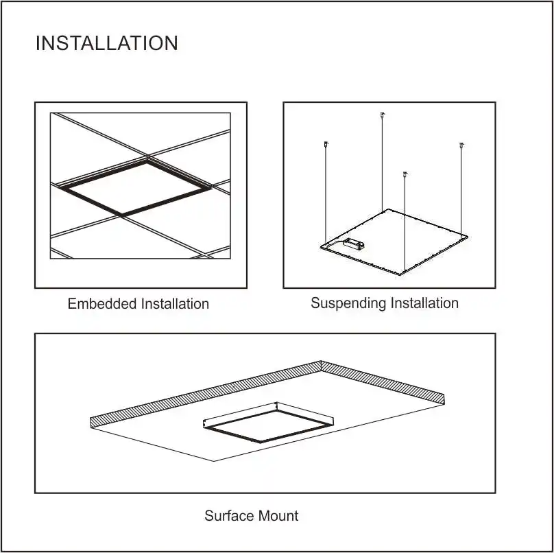 Alite 50w Surface Mounting Panel Led Light 130lm/w Led Panel Light ...