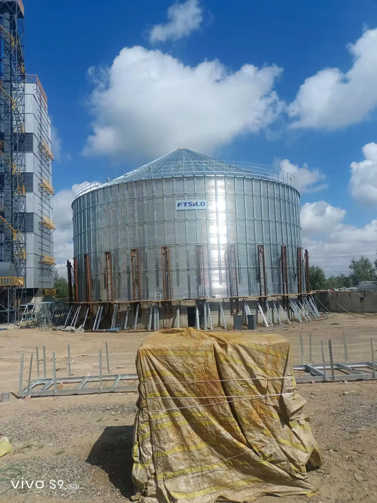 10000 Ton Galvanized Steel Silos For Grain Storage - Buy Grain Silos ...
