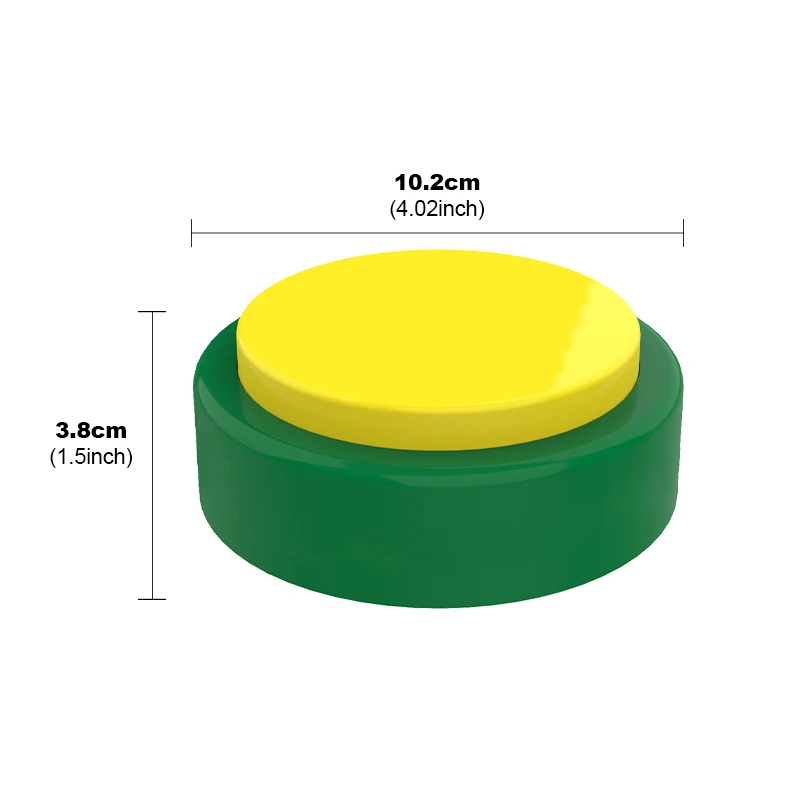 Usb Button Programmable Squeeze Sound Recordable Noise Buzzer Button ...