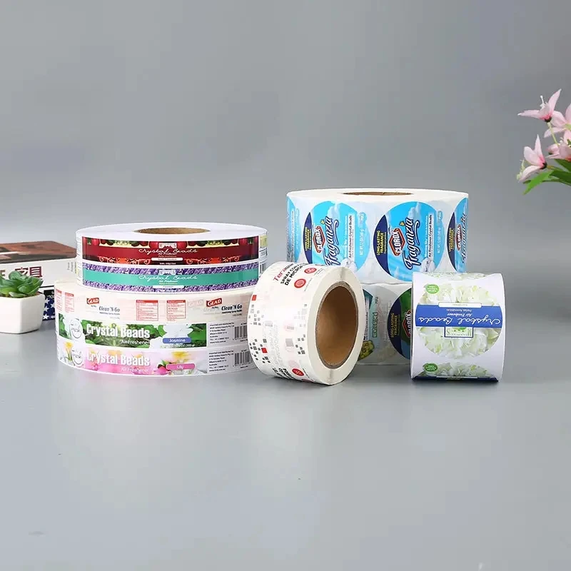 Transparent Self-adhesive Label Custom Trademark Seal Sticker Logo ...