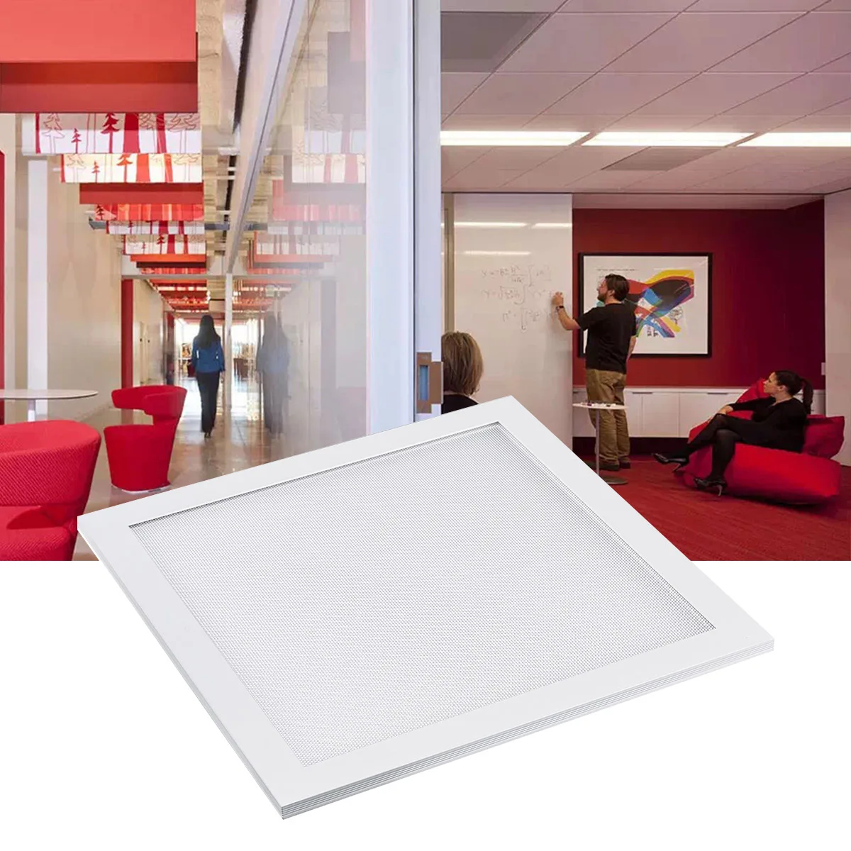 Modern Aluminum Commercial Office Recessed Mounted Lighting 40W Square ...