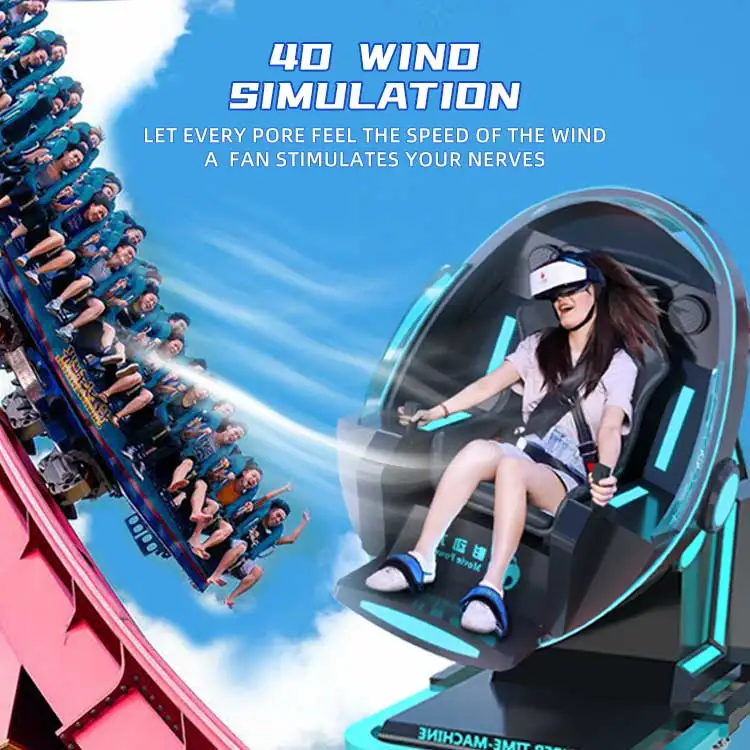 Vr 360 Roller Coaster Simulator 9d Vr Chair Cinema 9d Virtual Reality ...