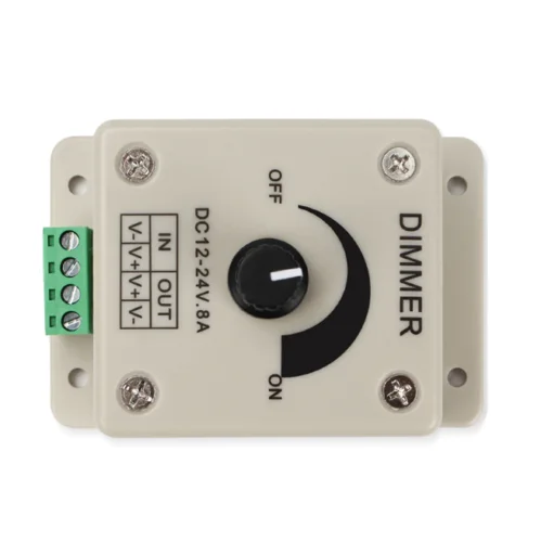 LED Dimmer 12V 24V 8A 96W PWM Regulator for LED Strips