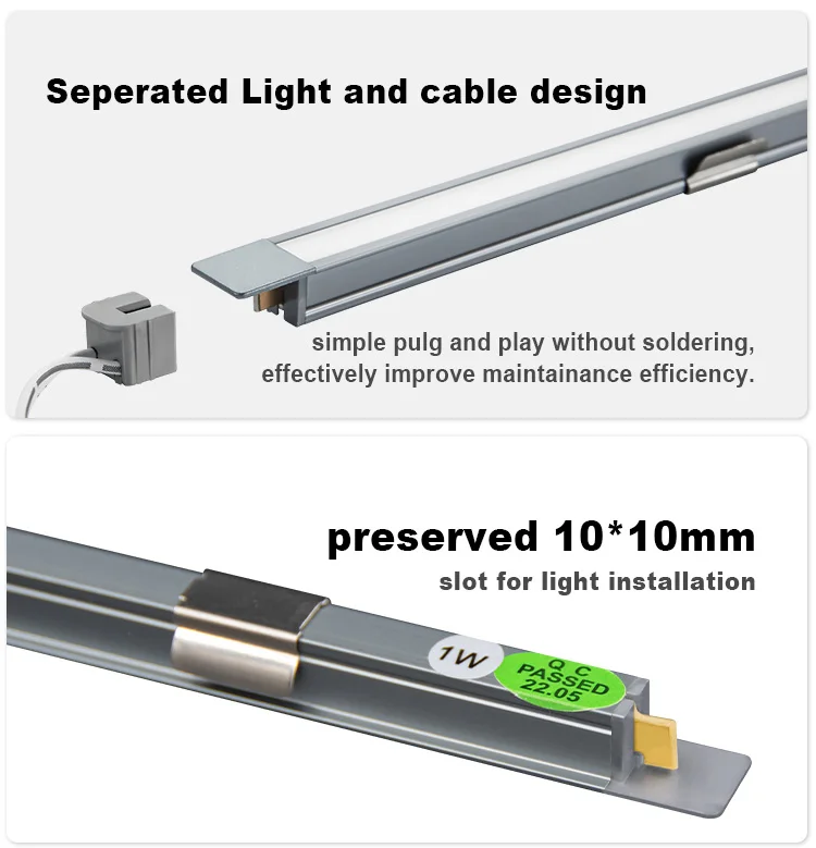 Smart Led Recessed Mounted Linear Light Etl Certified Low Voltage ...