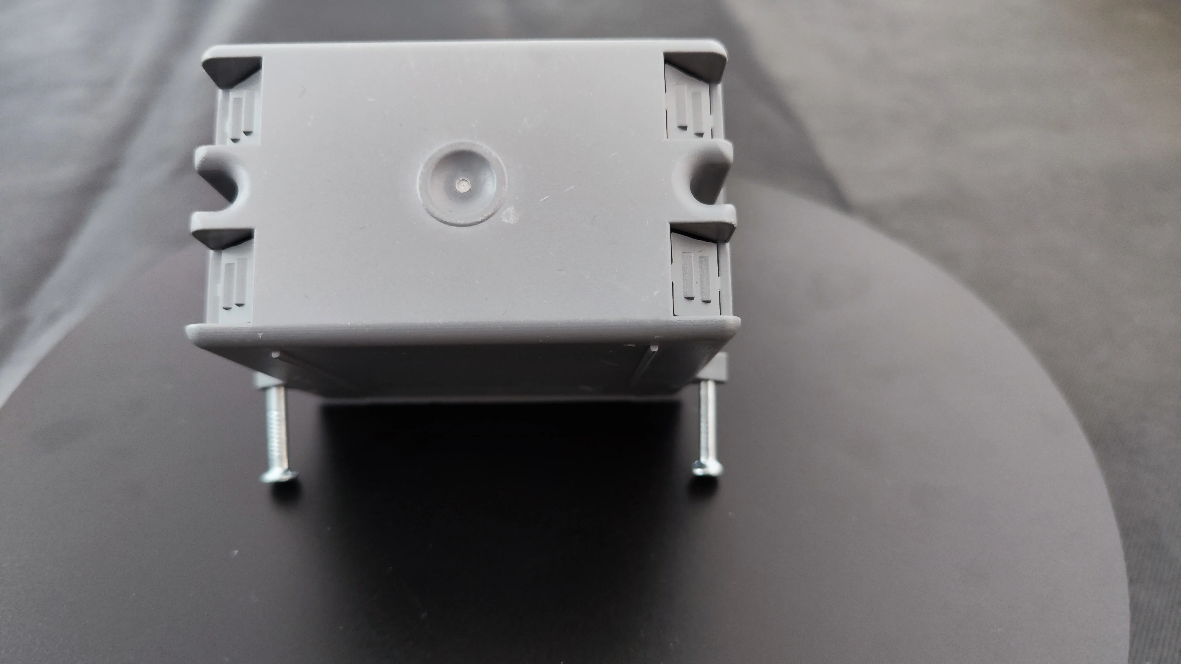 1-Gang Square Box 22 Cubic Inch Gray Color New Work PVC Material ...