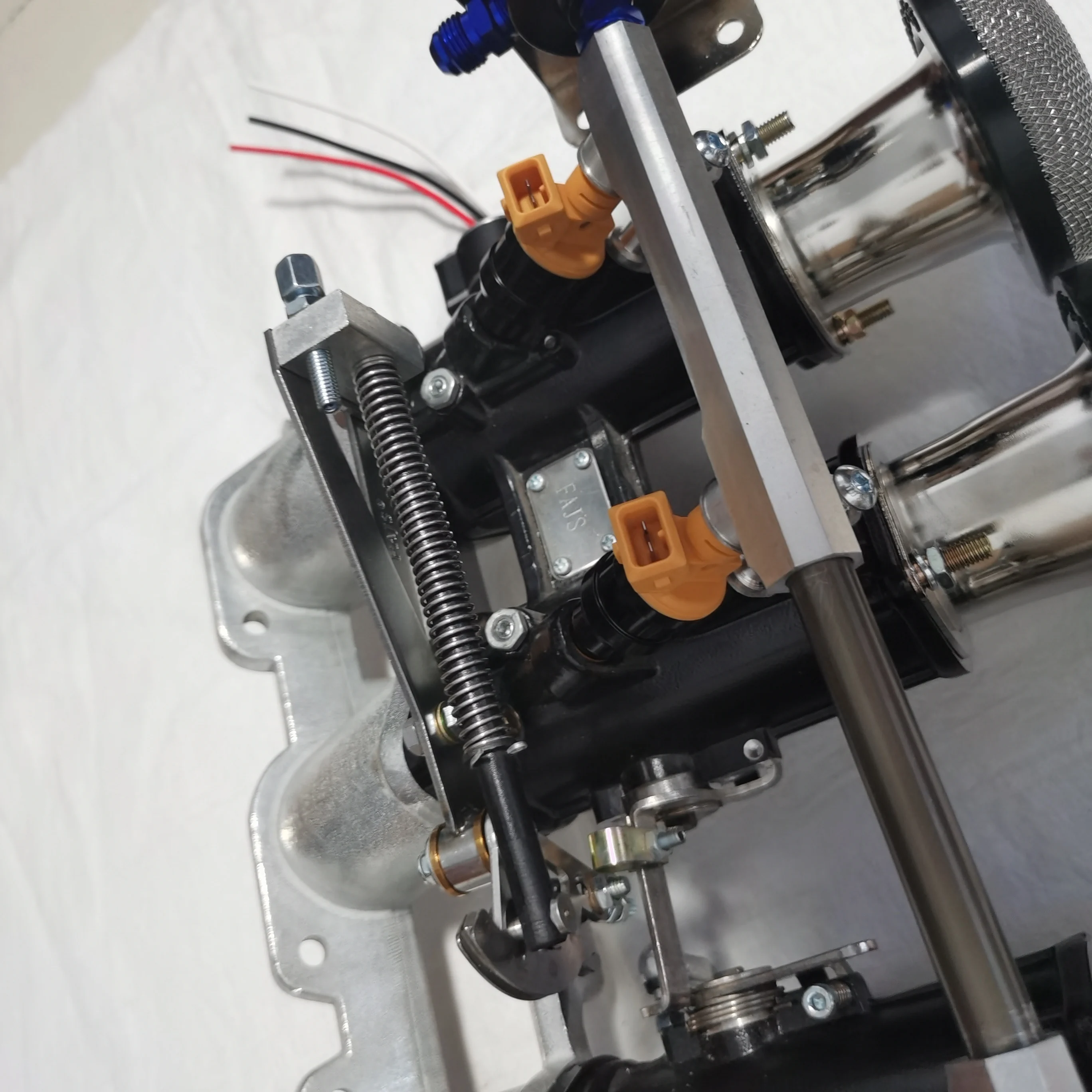 FAJS DCOE Throttle Body Kit in Black or Silver - 6 Sizes for ALFA ROMEO ...