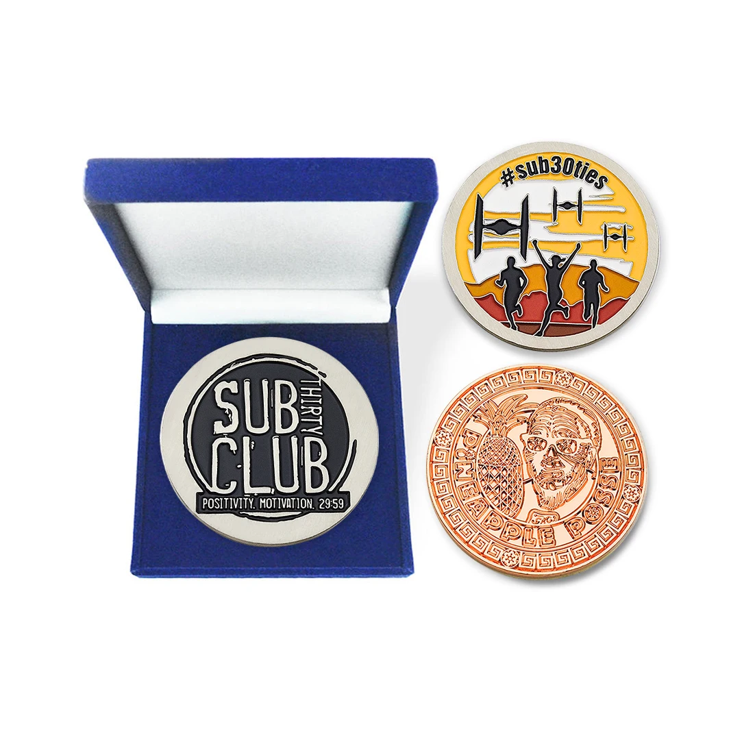 Factory Die Casting Challenge Coin Custom Plain Metal Coins - Buy Die ...