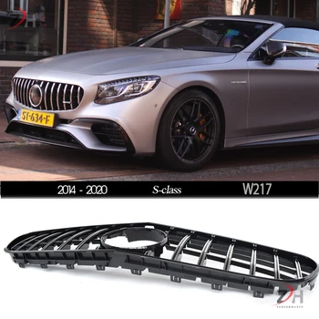 W217 Grille,Gtr Panamericana Front Bumper Hood Grill For Mercedes S ...