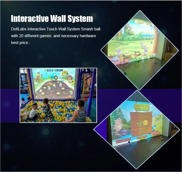 2025 Hot Sale Ball Games Interactive Wall Software Free for Kids